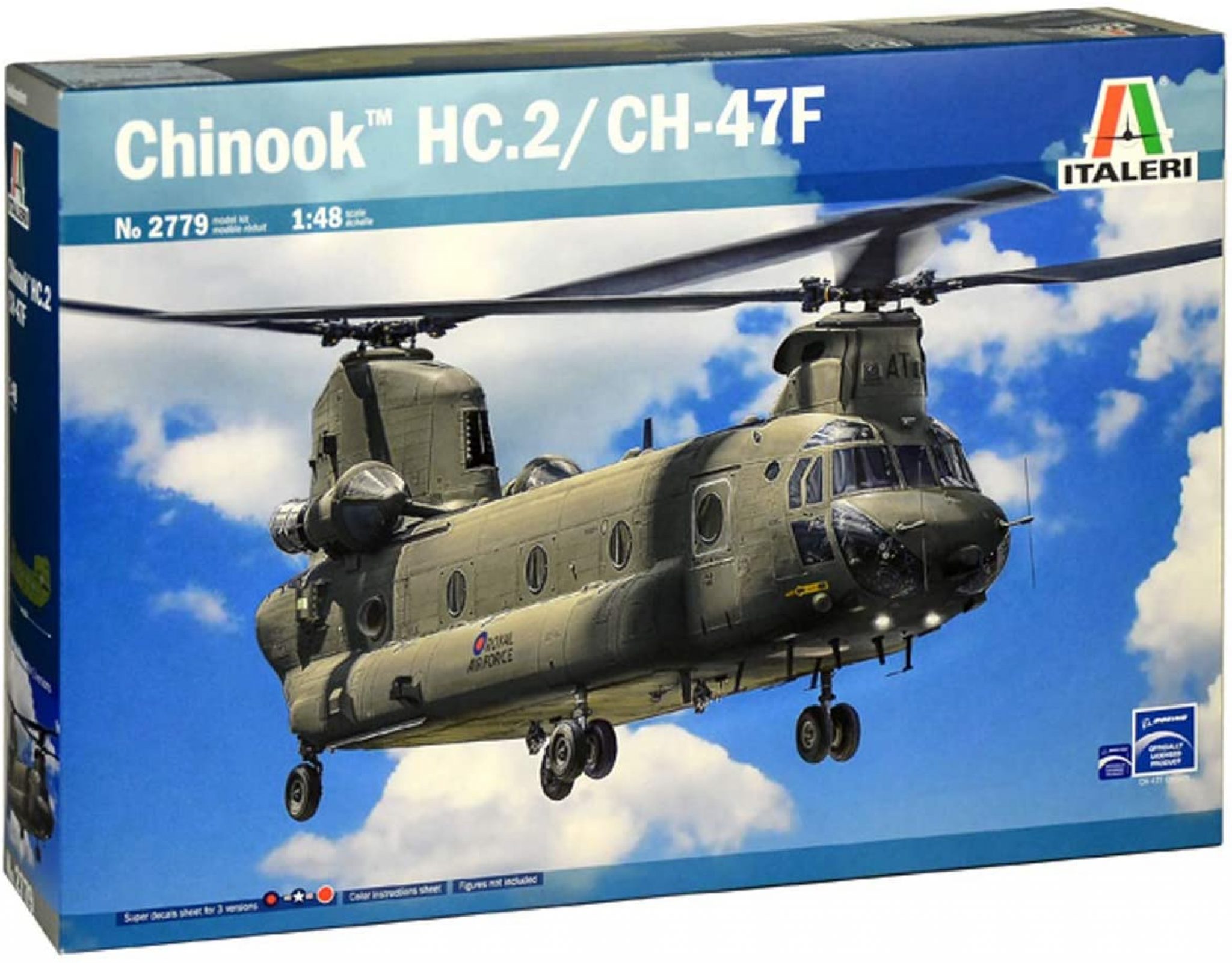 Maqueta Italeri 510002779 - Chinook HC.2 CH-47F - Escala 1:72