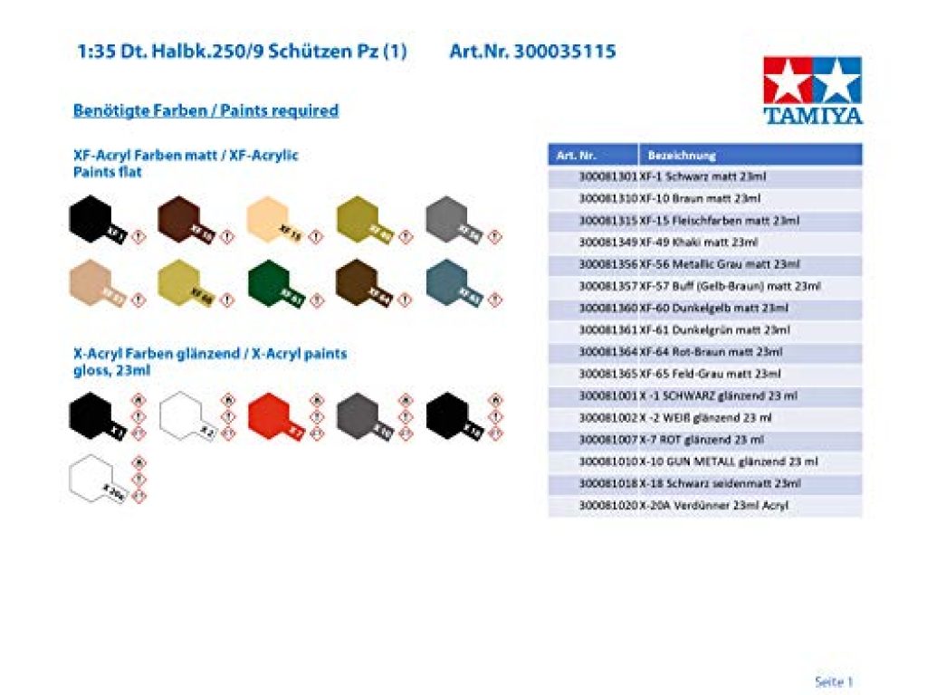 Maqueta Tamiya 300035115 - Sd.Kfz.250/9 light armored reconnaissance ...