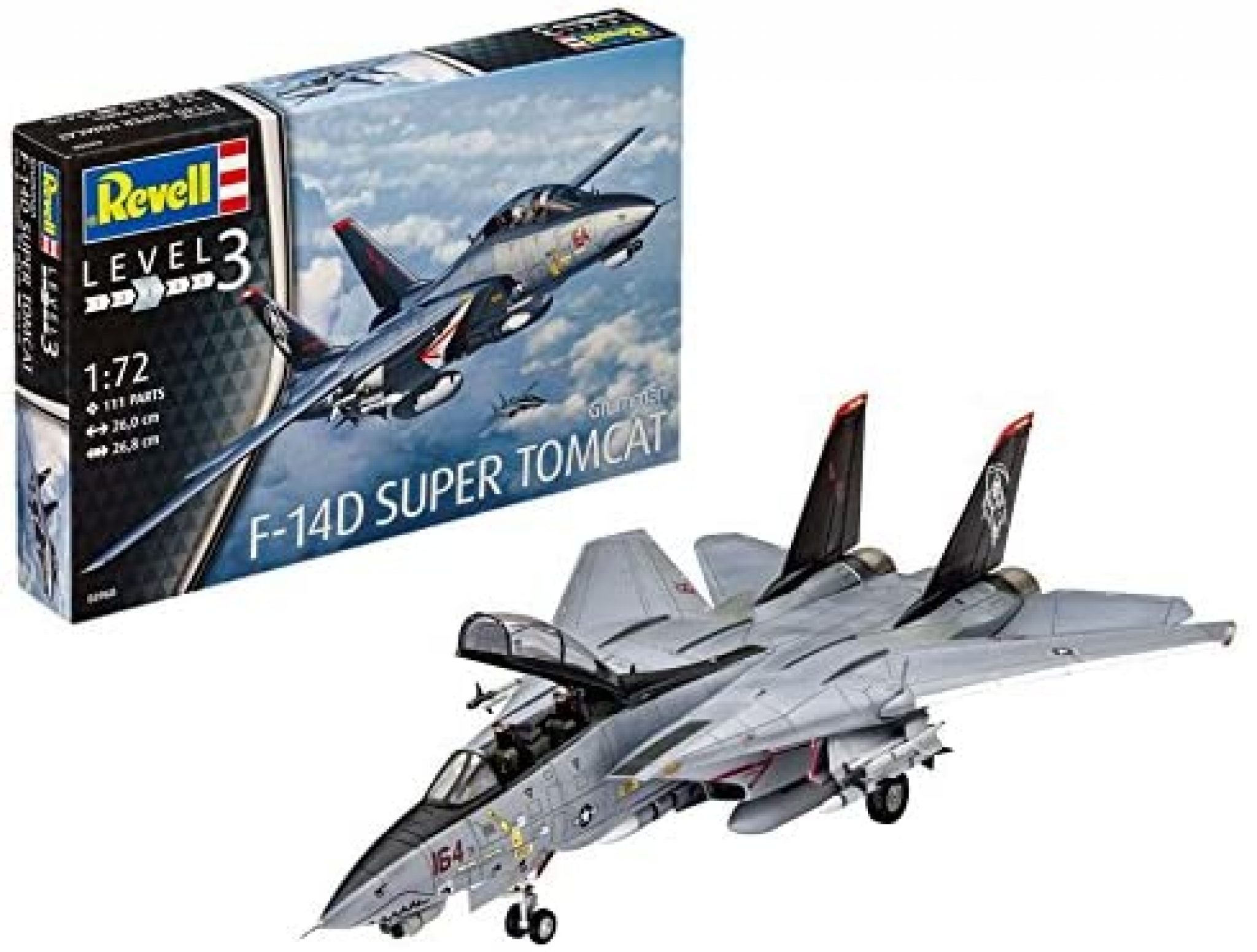 Maqueta Revell 3960 - Grumman F-14D Super Tomcat - Escala 1:72